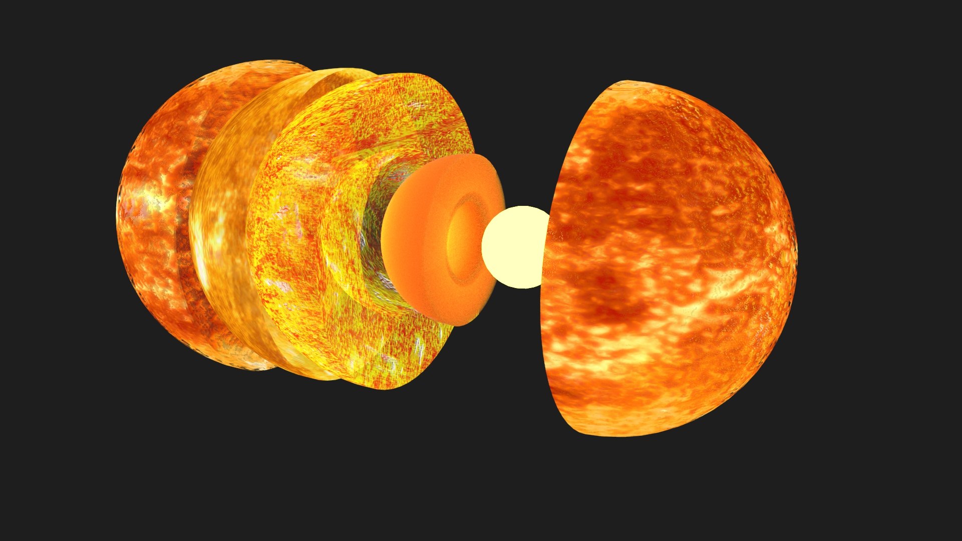 Sun Structure Animation 3D Model - TurboSquid 1415015