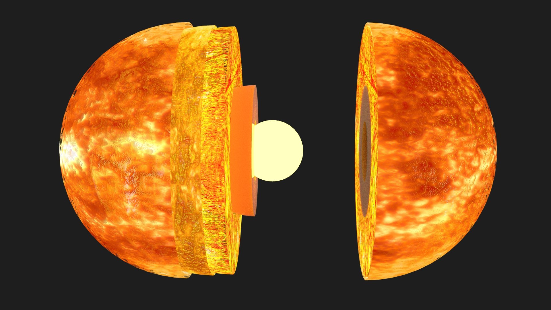 Sun Structure Animation 3D Model - TurboSquid 1415015