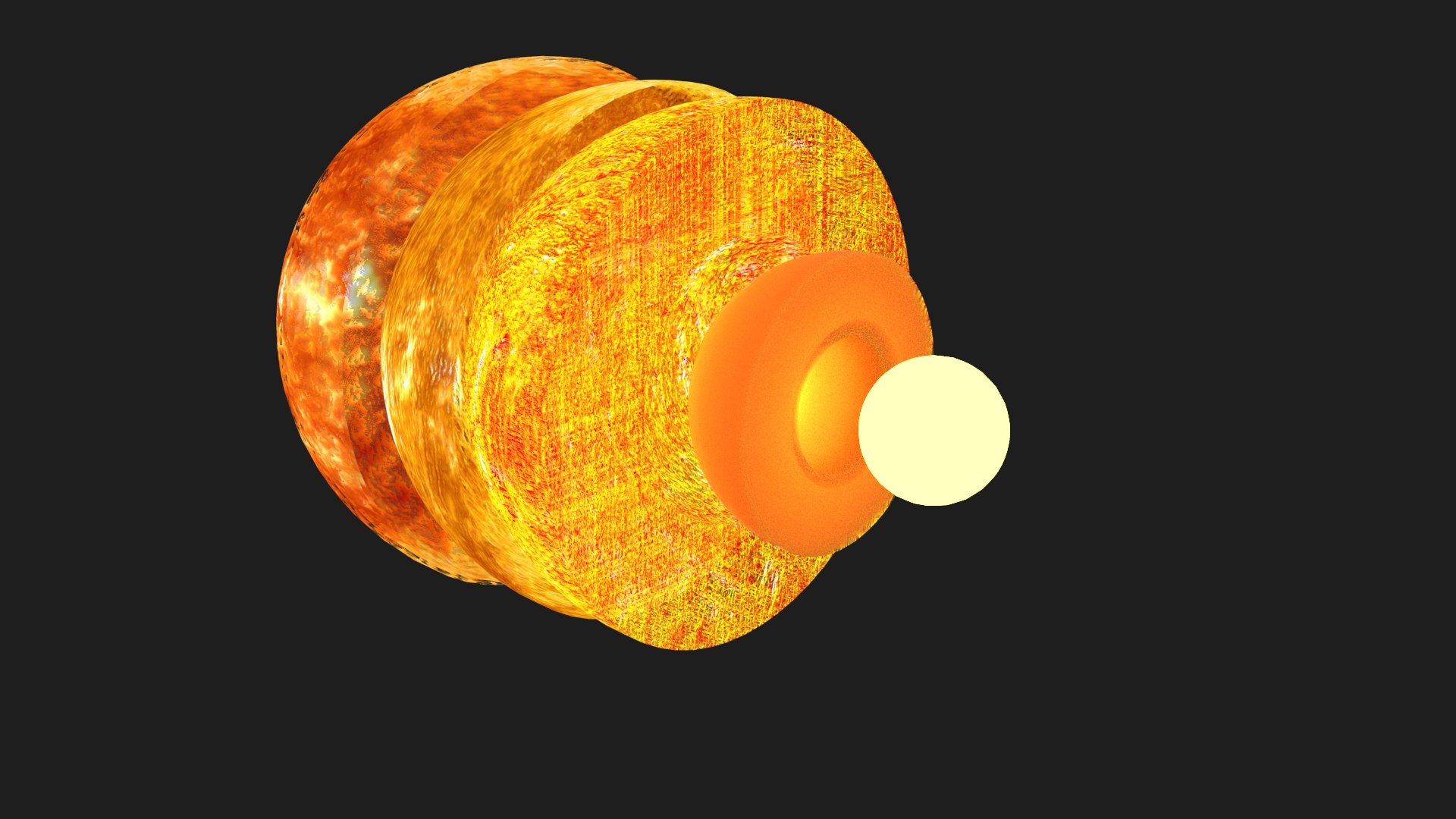 Sun Structure Animation 3D Model - TurboSquid 1415015