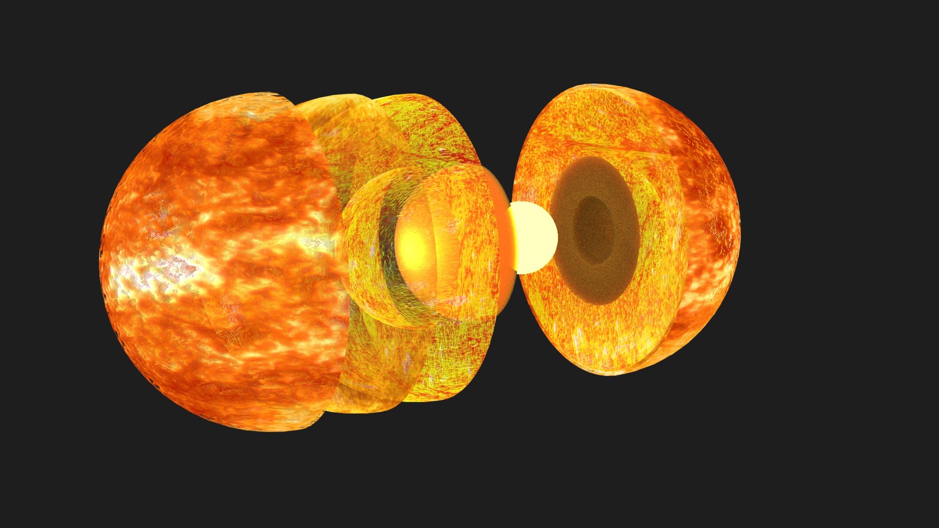 Sun Structure Animation 3D Model - TurboSquid 1415015