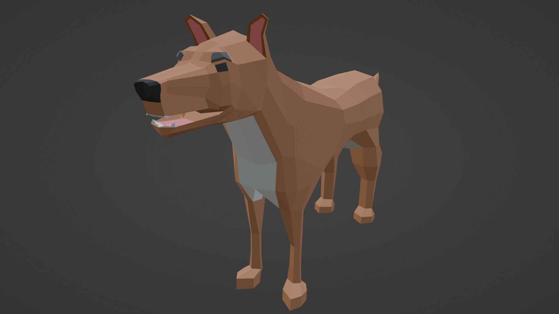 Free 3D LOW POLY Dog Model - TurboSquid 2177066