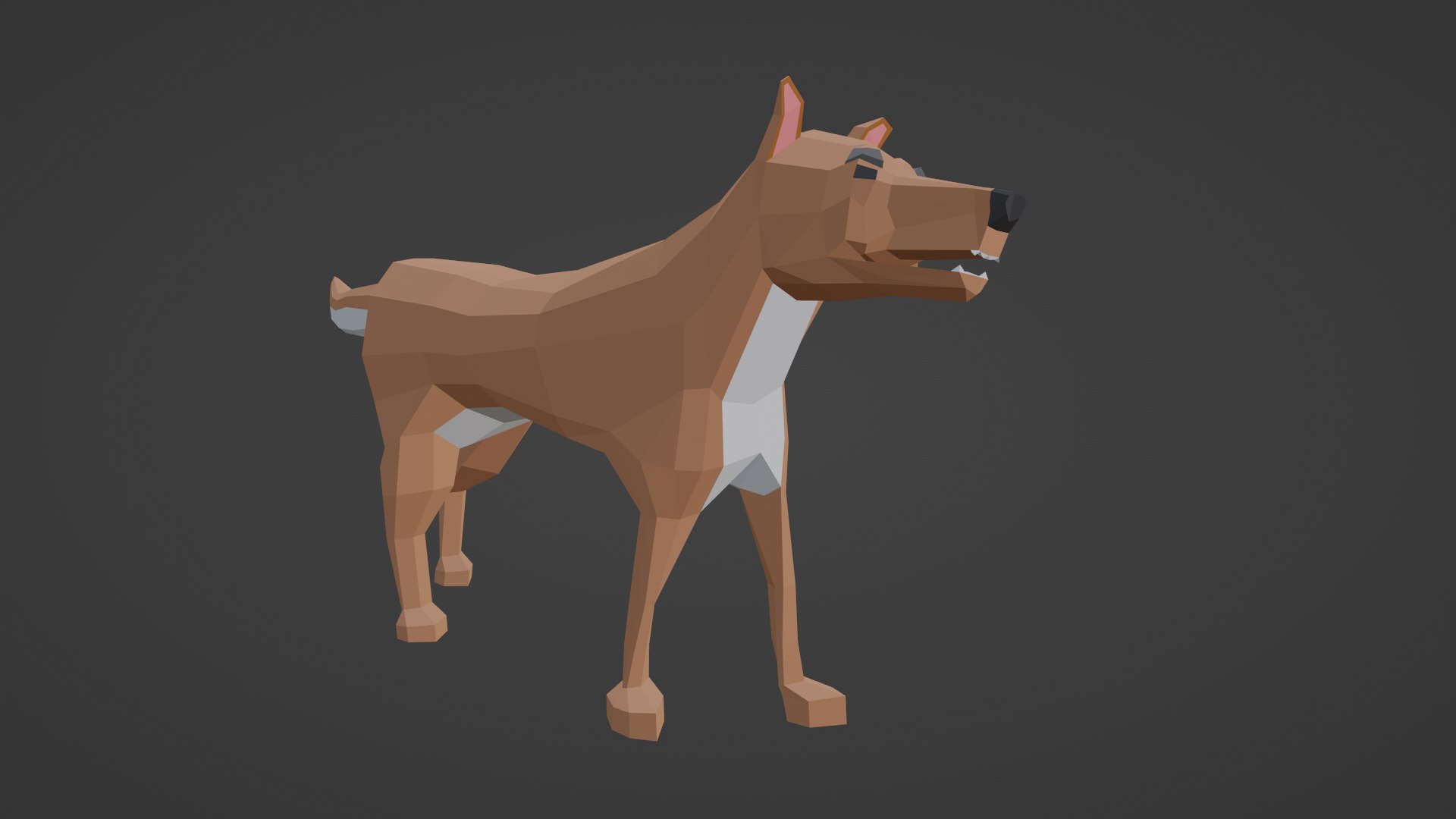 Free 3D LOW POLY Dog Model - TurboSquid 2177066