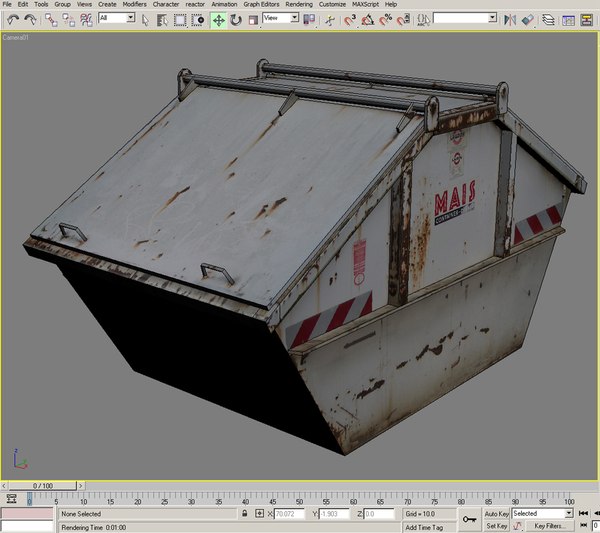 waste container 3d model