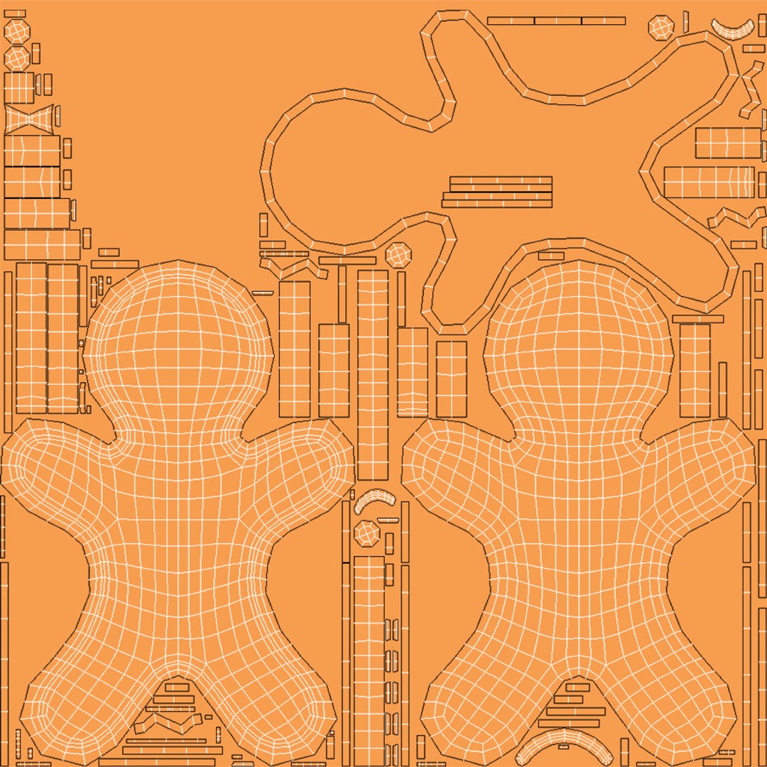 Cartoony Gingerbread 3D Model - TurboSquid 1998895