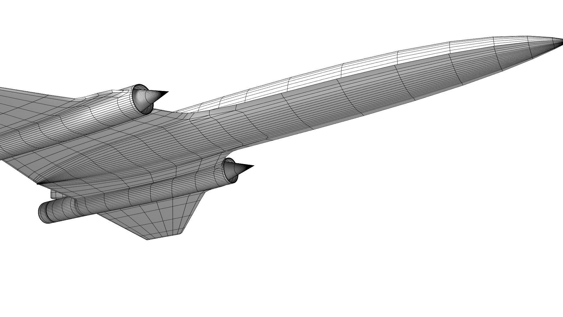 Venus Stargazer M4 Hypersonic Aircraft 3D Model - TurboSquid 2339601