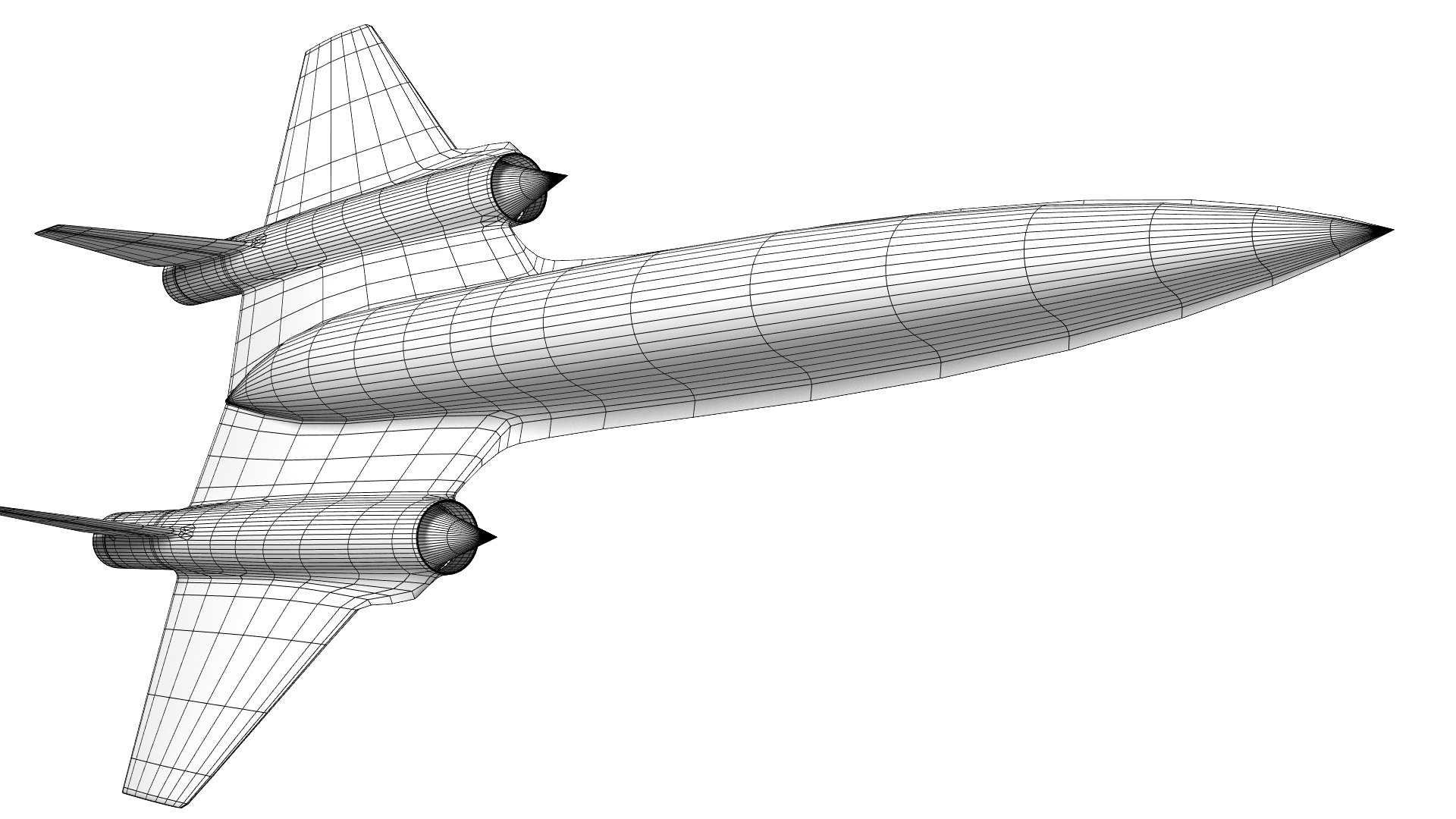 Venus Stargazer M4 Hypersonic Aircraft 3D Model - TurboSquid 2339601