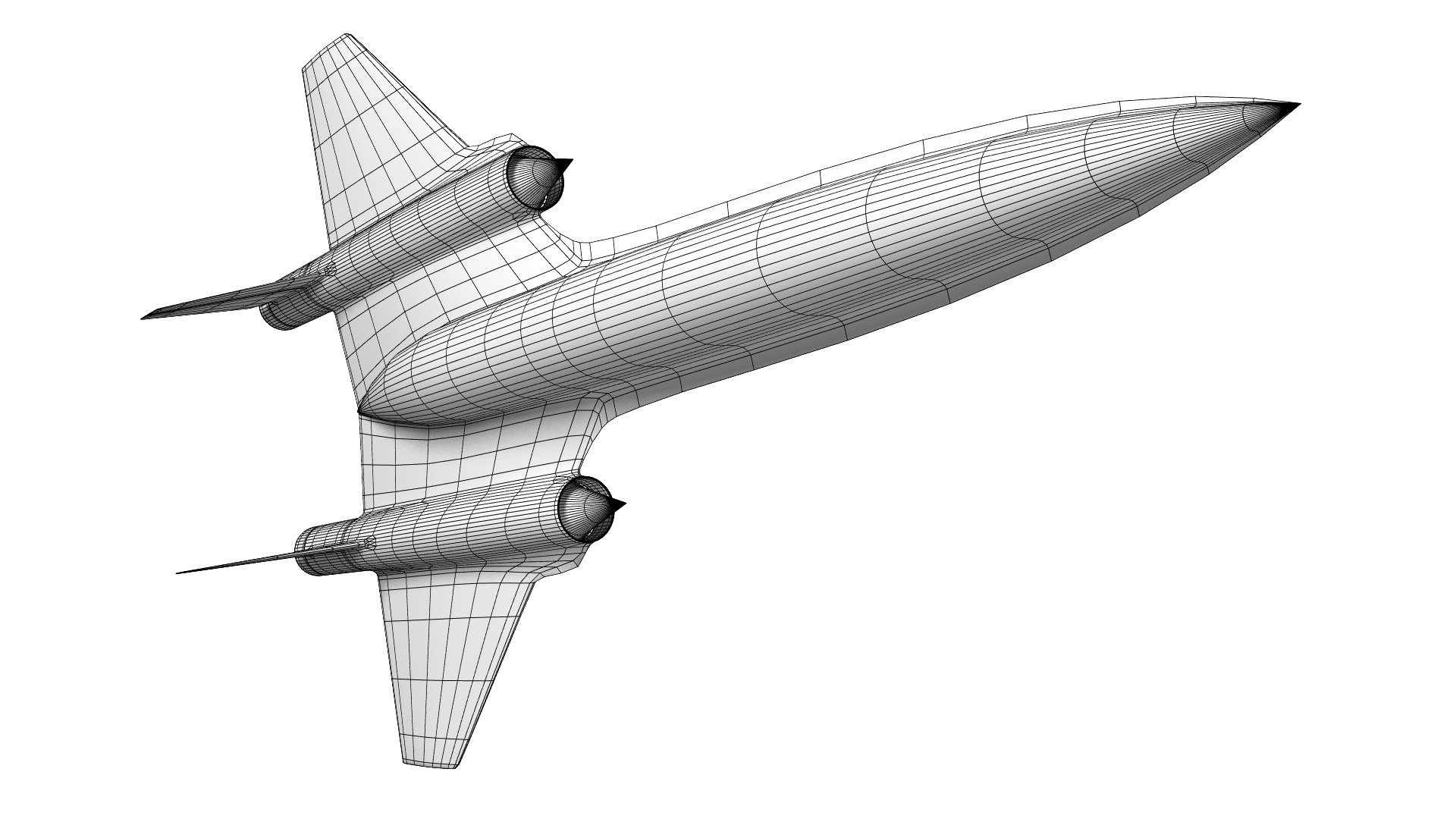 Venus Stargazer M4 Hypersonic Aircraft 3D Model - TurboSquid 2339601