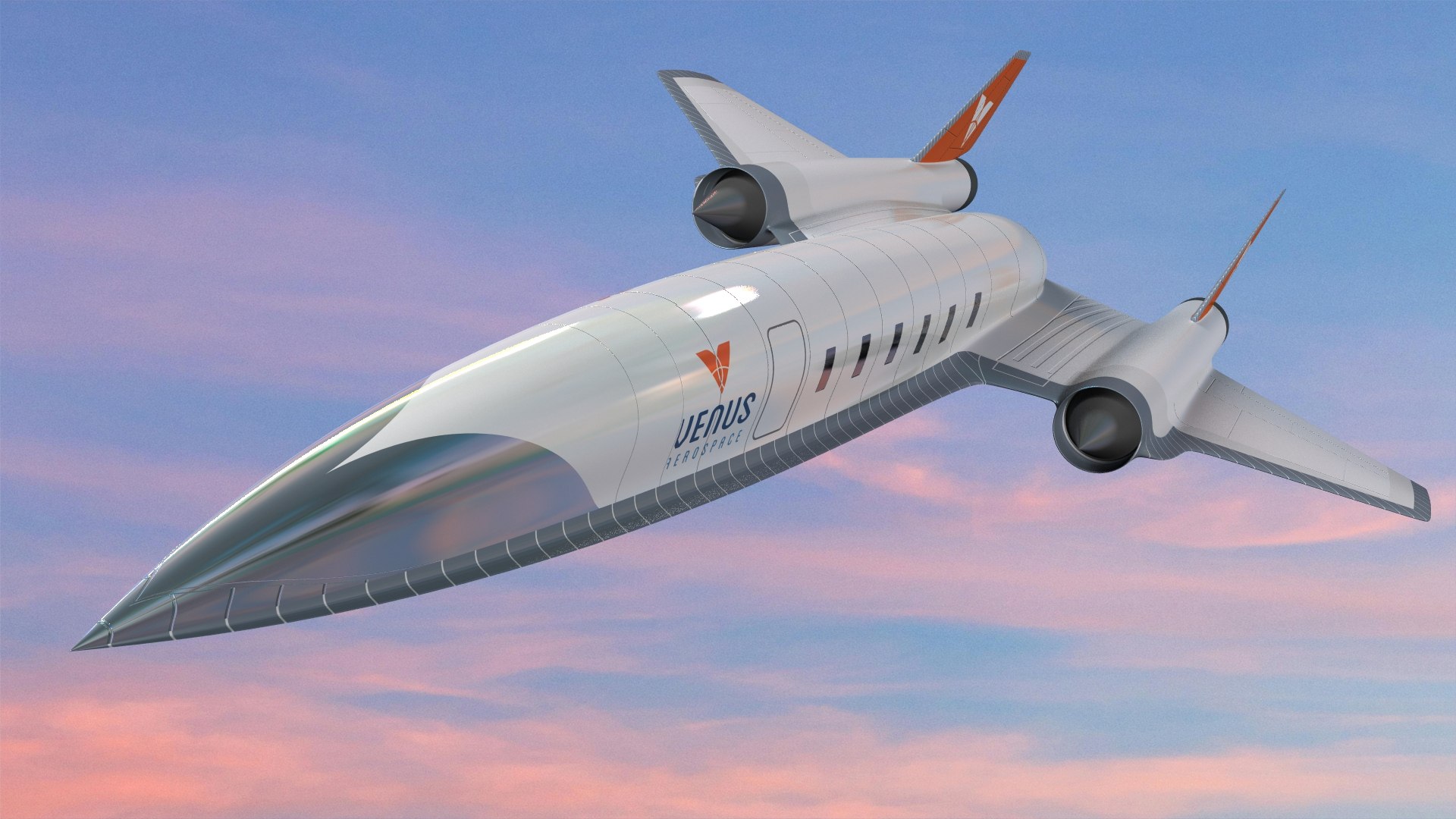Venus Stargazer M4 Hypersonic Aircraft 3D Model - TurboSquid 2339601
