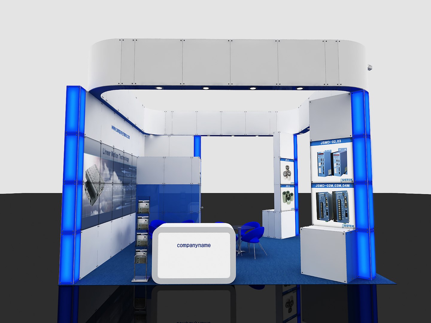 3D 4booth Block System - TurboSquid 2243942