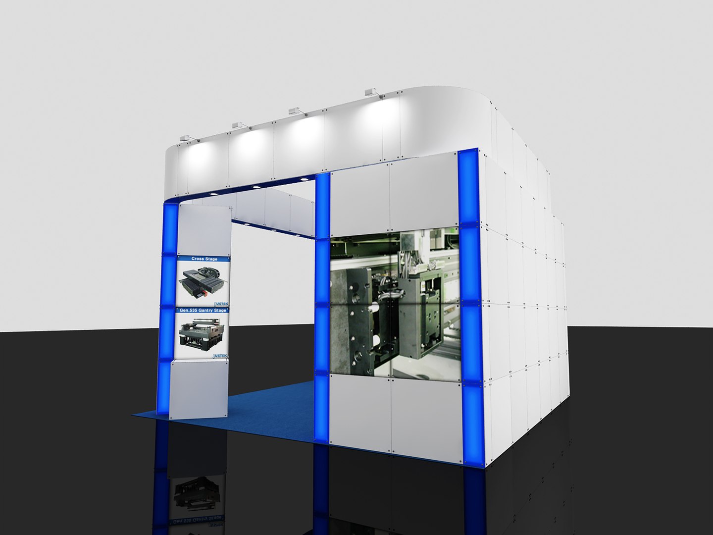 3D 4booth Block System - TurboSquid 2243942