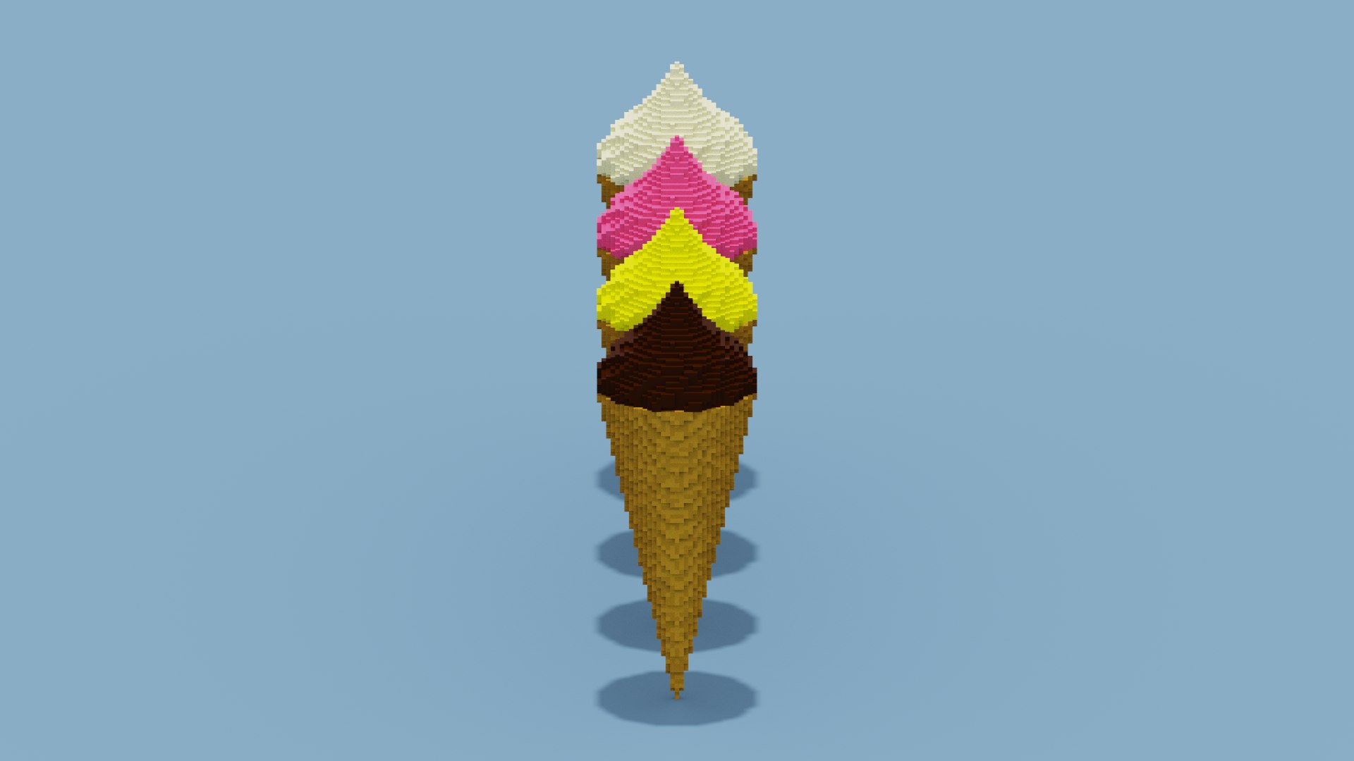 3D Voxel Ice Cream Collection - TurboSquid 1943853