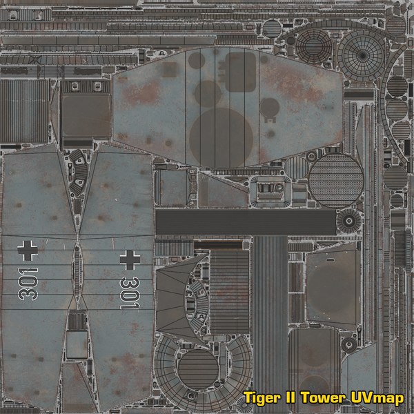 Tiger ii gameready 3D model - TurboSquid 1564454