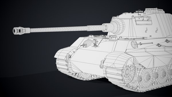 Tiger ii gameready 3D model - TurboSquid 1564454