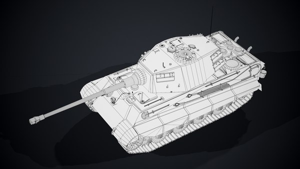 Tiger ii gameready 3D model - TurboSquid 1564454
