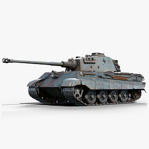 Sd Kfz 186 Tiger Ii 3d Model