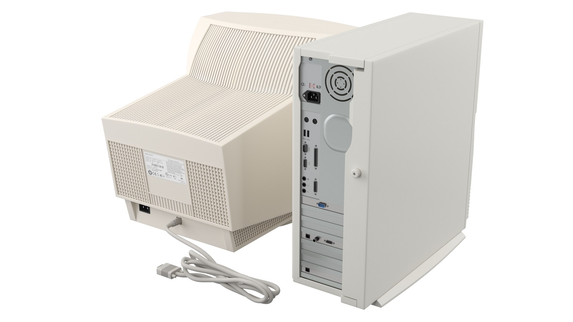 Retro PC 3D Model - TurboSquid 1859709
