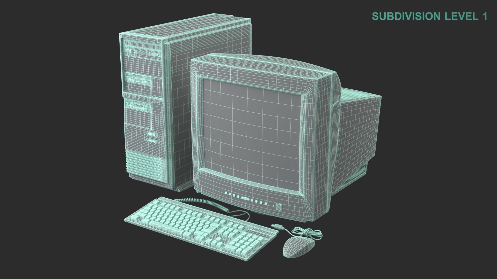 Retro PC 3D model - TurboSquid 1859709