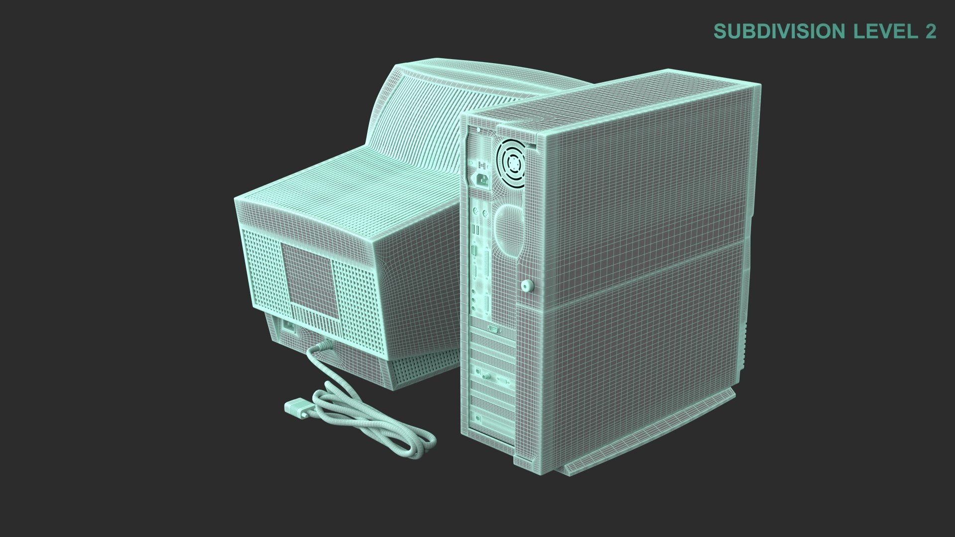 Retro PC 3D model - TurboSquid 1859709