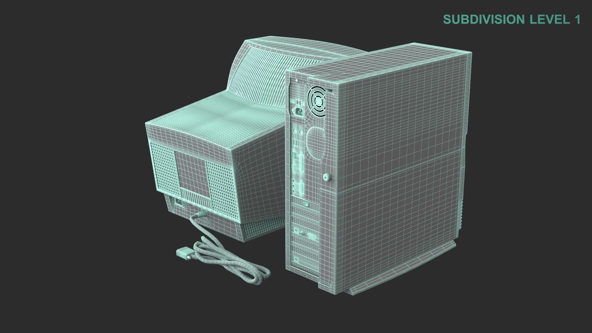 Retro PC 3D model - TurboSquid 1859709