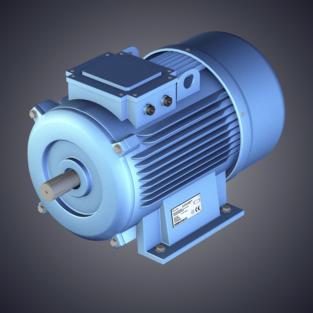 Electric Motor 3d Max