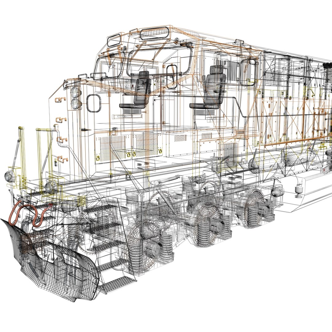Ge Es44ac Locomotive Engines Max