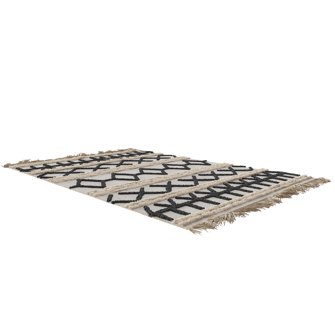 Rug Lorena Canals Bereber Canvas 3D Model - TurboSquid 2211685