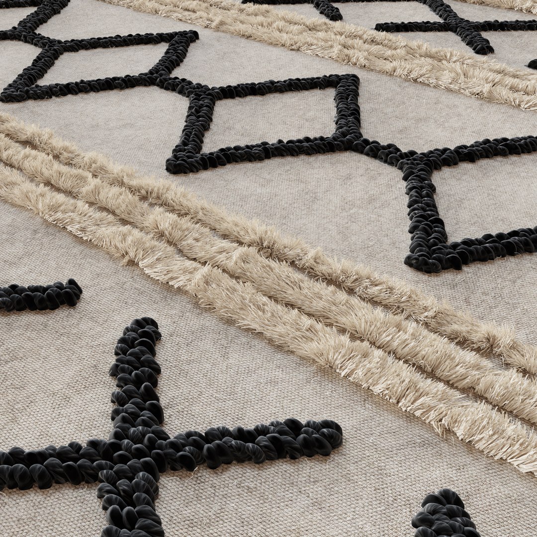 Rug Lorena Canals Bereber Canvas 3D Model - TurboSquid 2211685