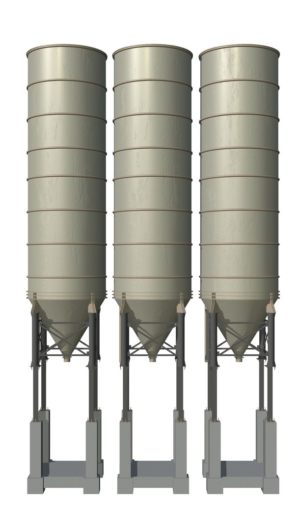 3D Industrial Silo - TurboSquid 1996119