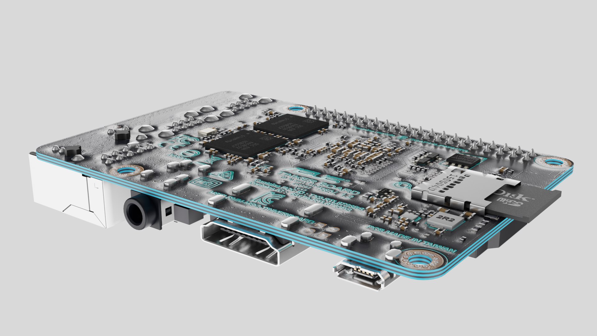 3D Asus Thinker Board - TurboSquid 1777234