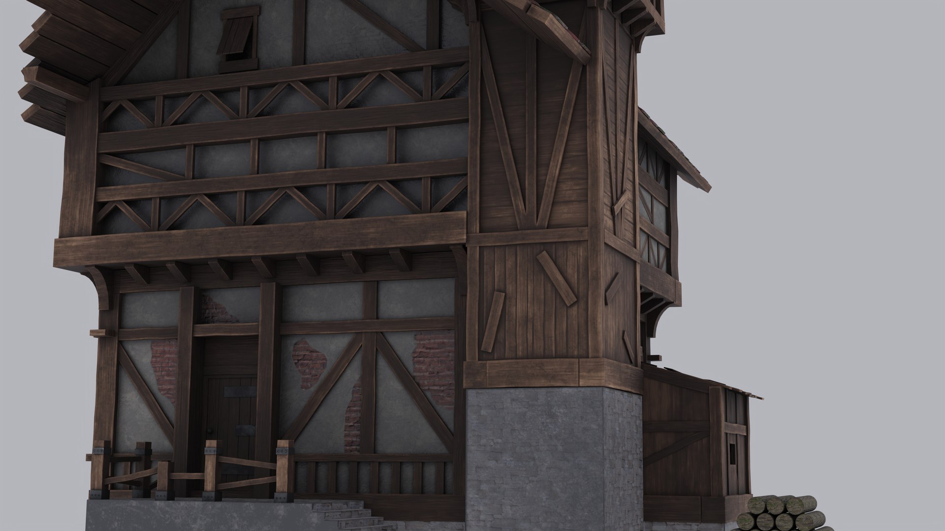Medieval House model - TurboSquid 1955780