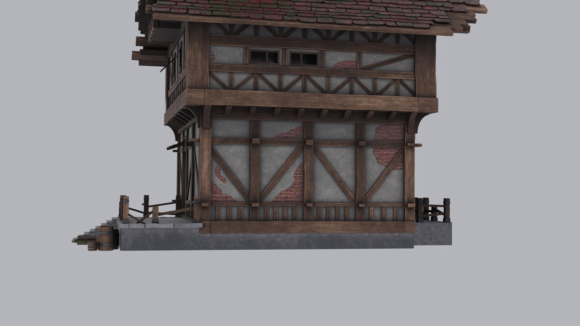 Medieval House model - TurboSquid 1955780