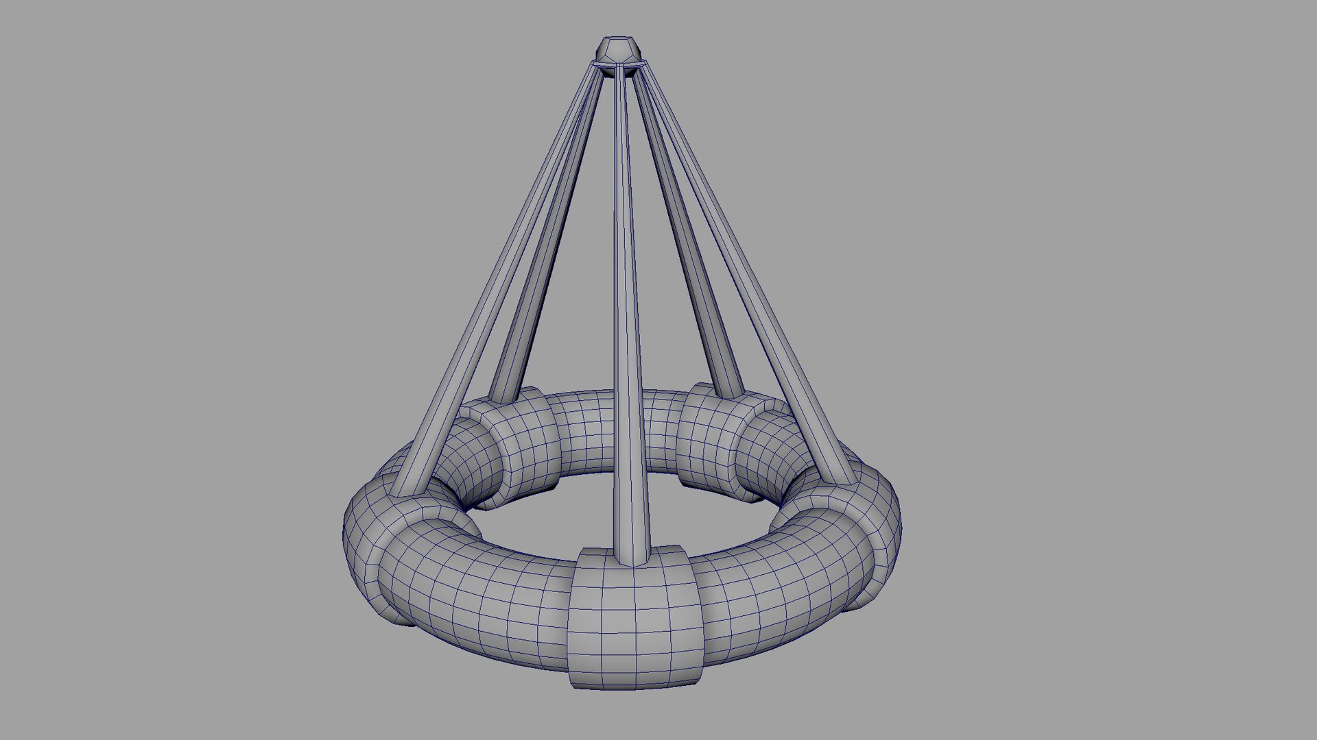 3D Model Sci-Fi Turret Gun - Water Float - TurboSquid 1869019