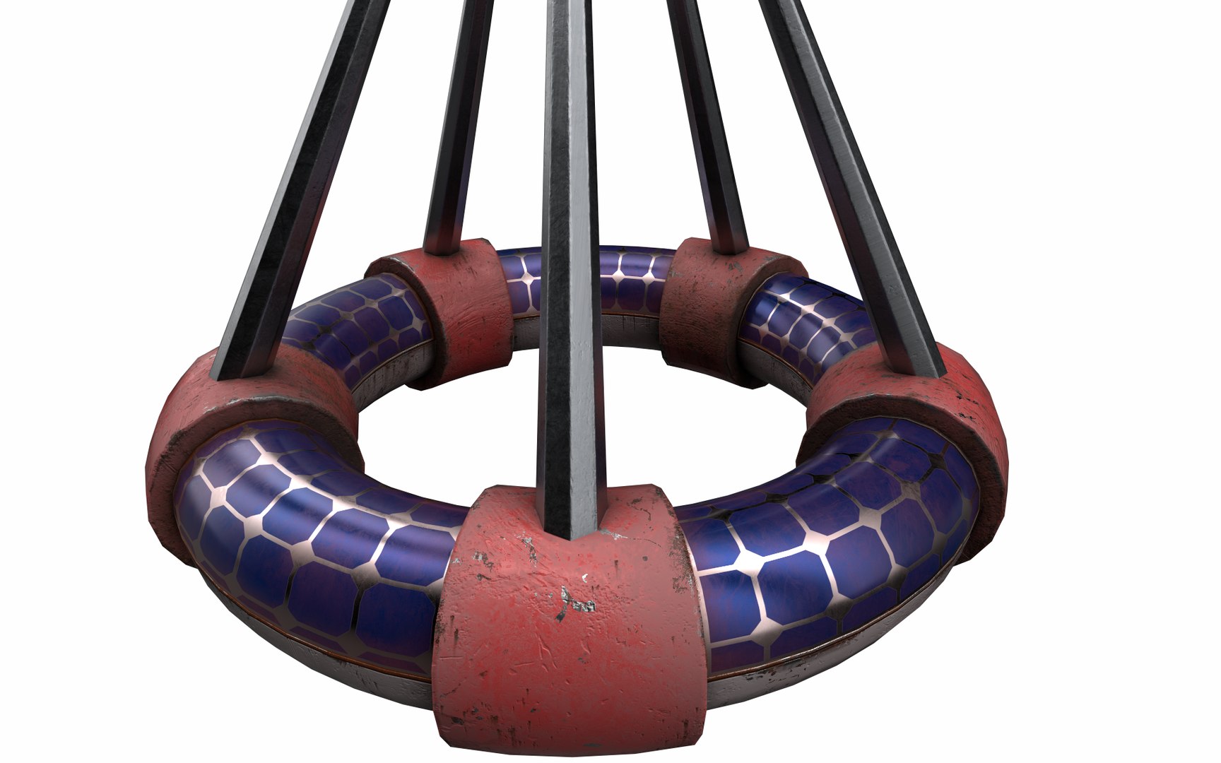 3D Model Sci-Fi Turret Gun - Water Float - TurboSquid 1869019