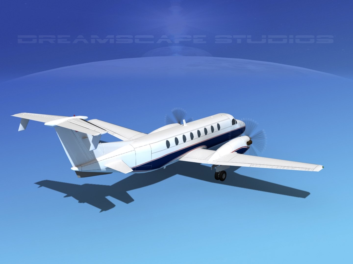 Beechcraft 1900c 3d Model