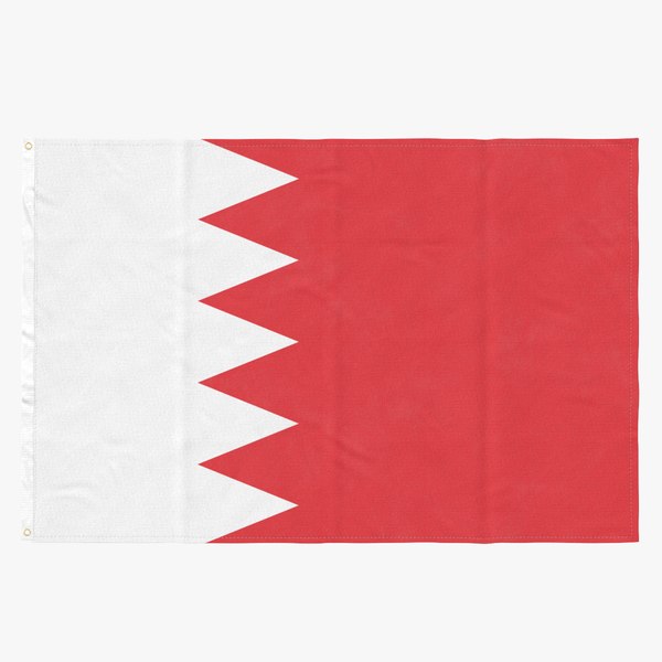 Bahrain Flag 3D Models for Download | TurboSquid