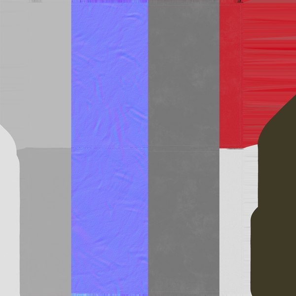 3D flag laying pose bahrain model - TurboSquid 1573521