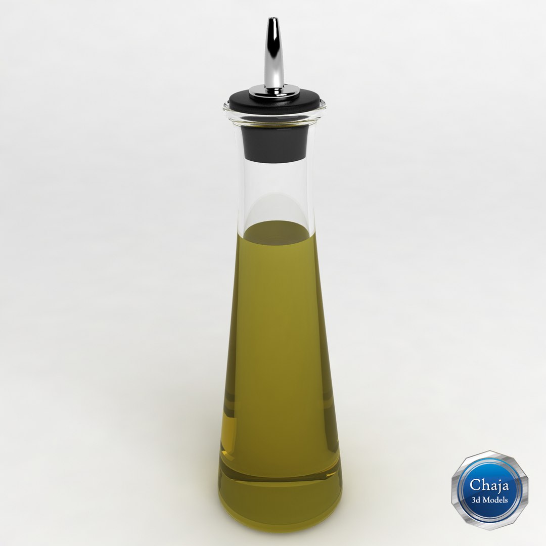 oil bottle 3d model