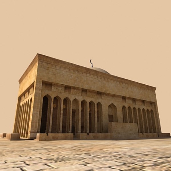 3d arab building model