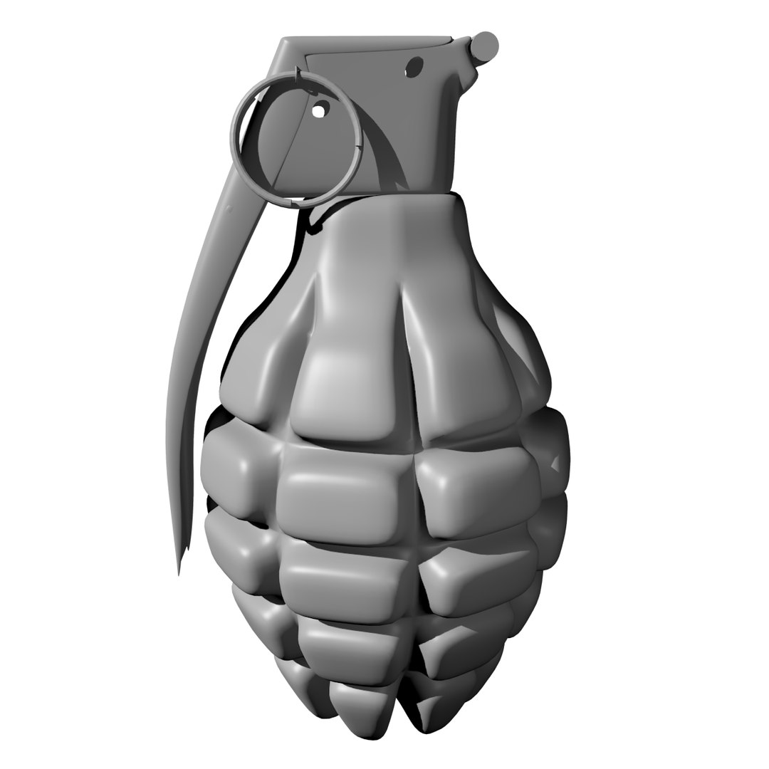 Hand Grenade 3d Model