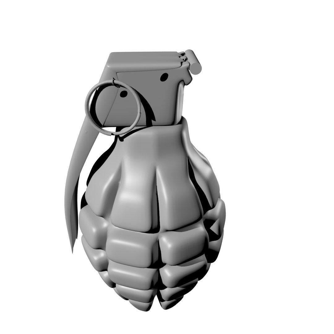 Hand Grenade 3d Model
