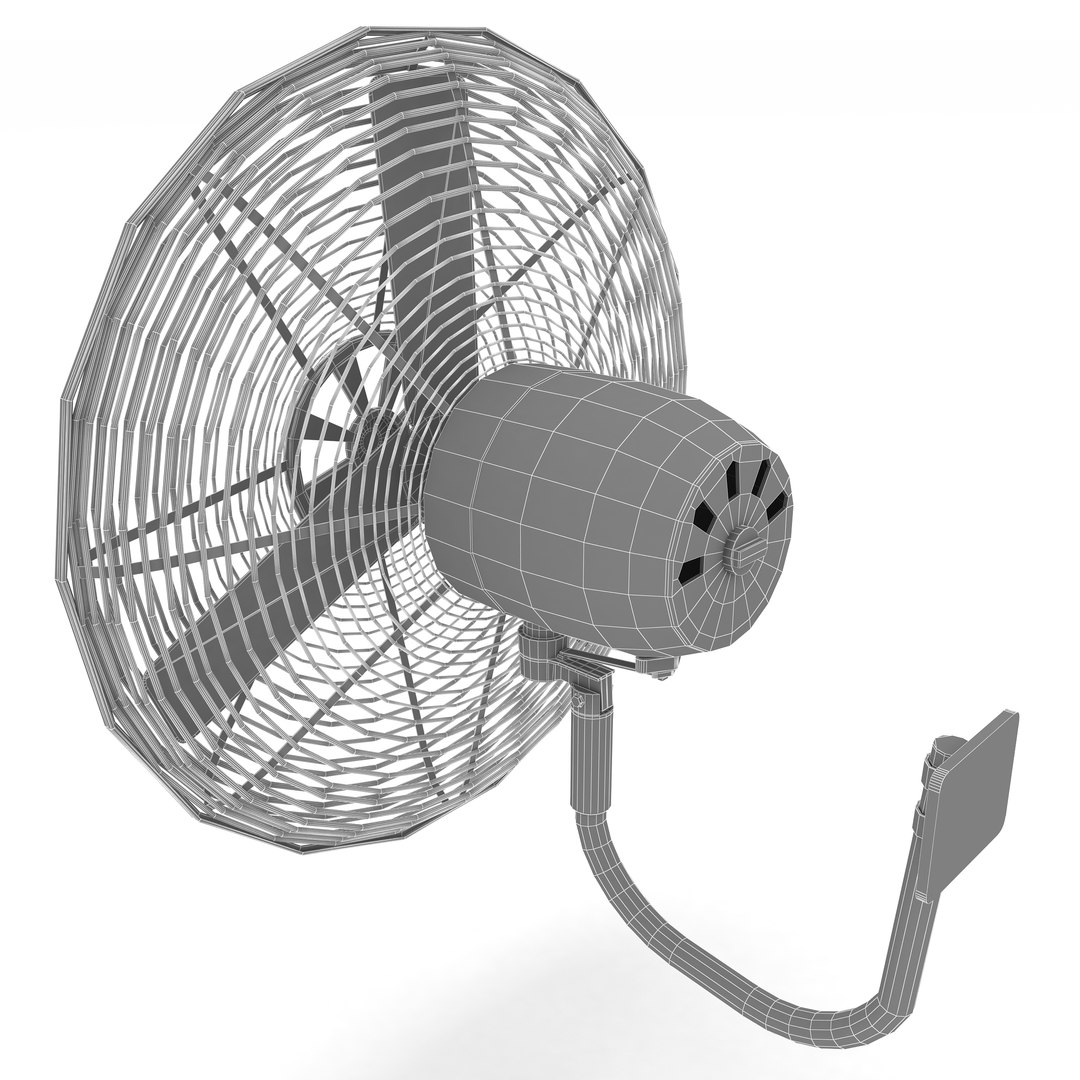 3D Wall Fan - TurboSquid 1894326