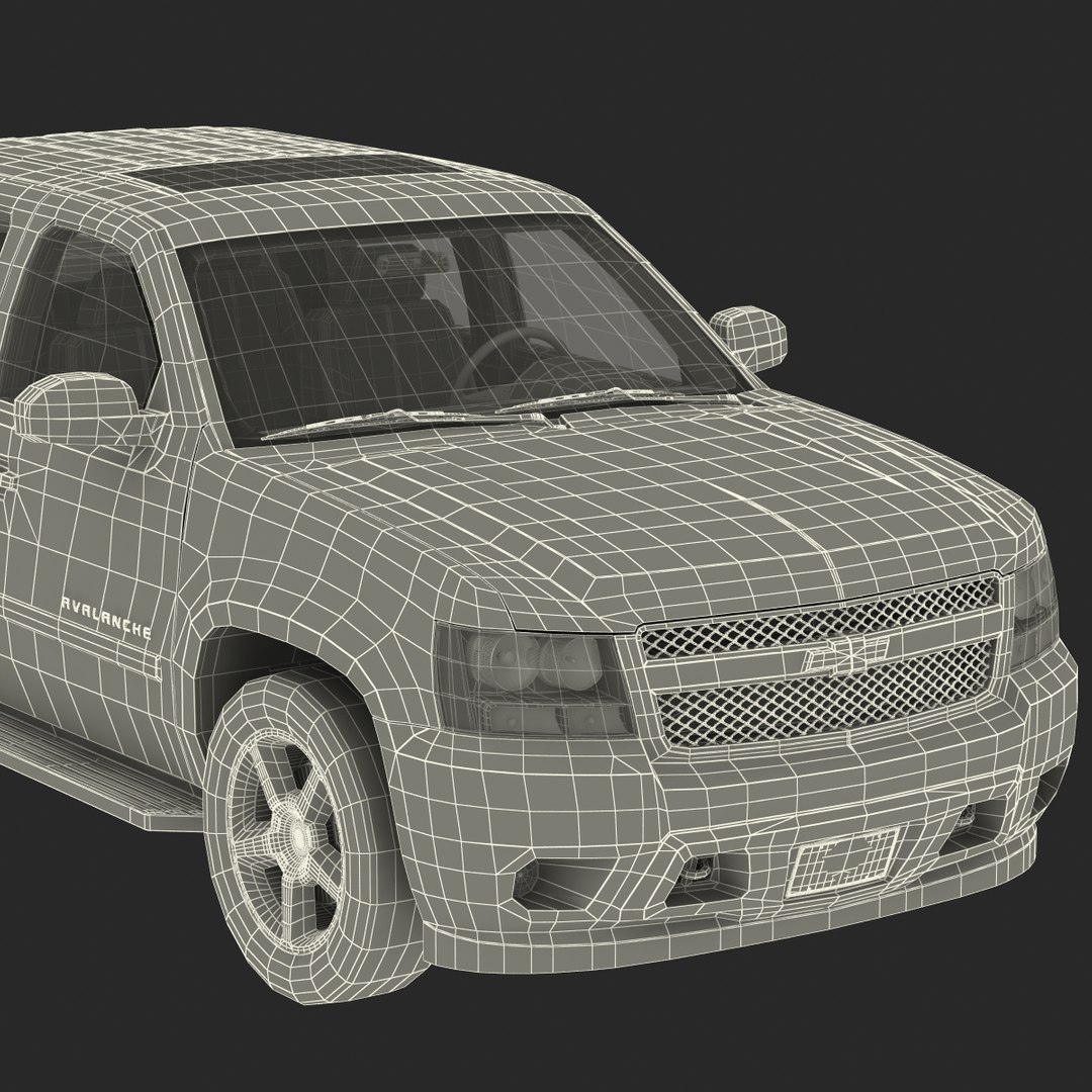 Chevrolet Avalanche 2014 Simple 3d Max