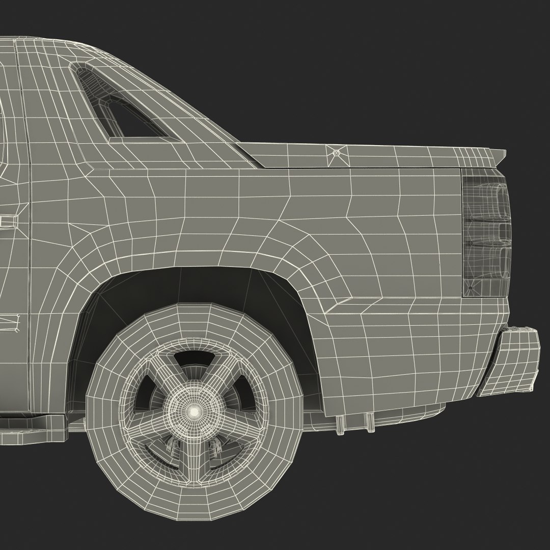 Chevrolet Avalanche 2014 Simple 3d Max