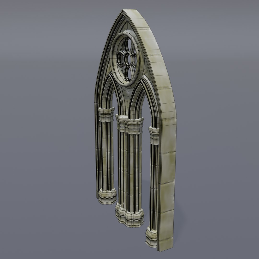 Gothic arch 3D - TurboSquid 1577213