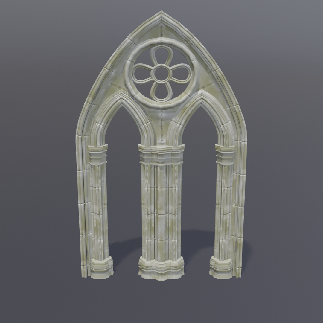 Gothic arch 3D - TurboSquid 1577213
