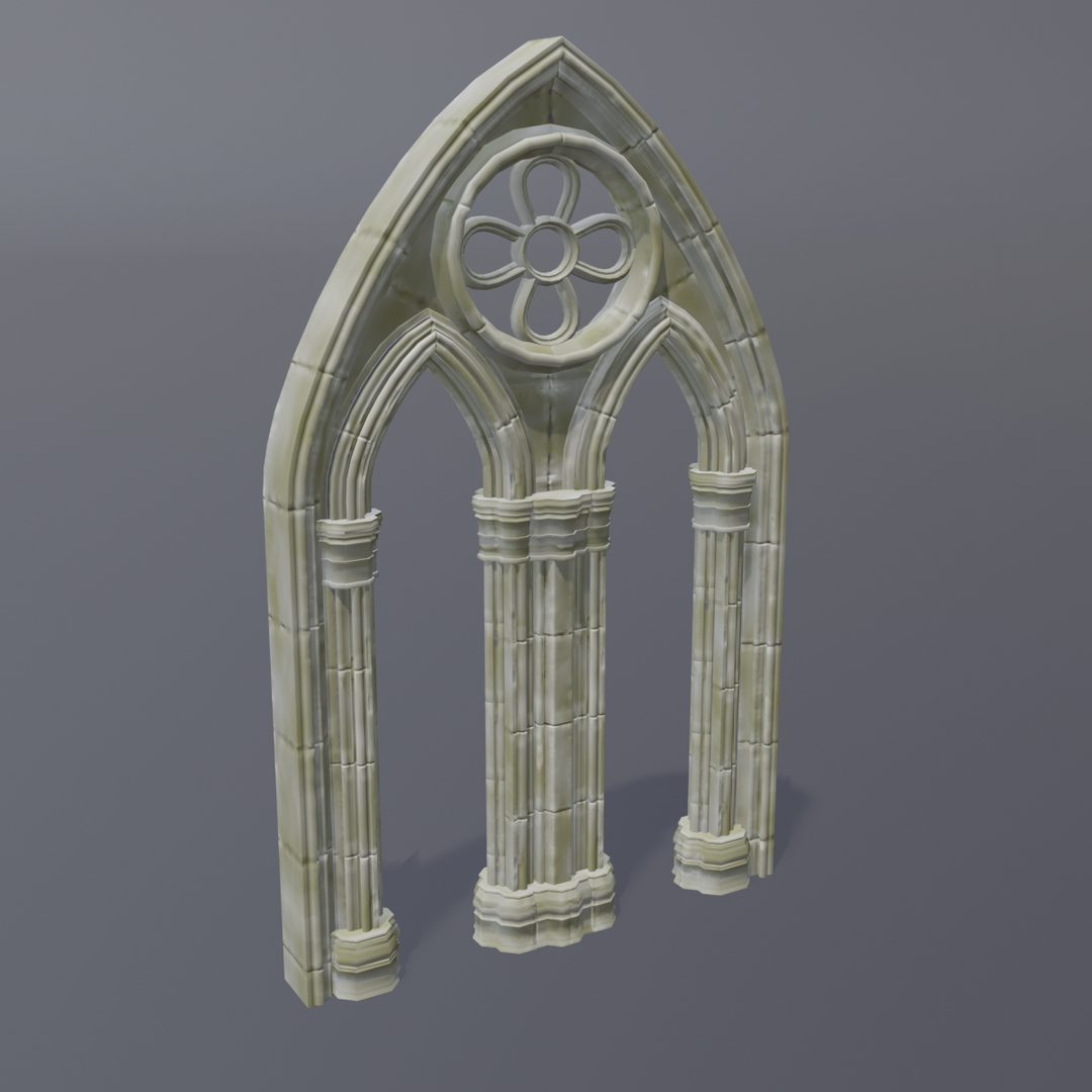 Gothic arch 3D - TurboSquid 1577213