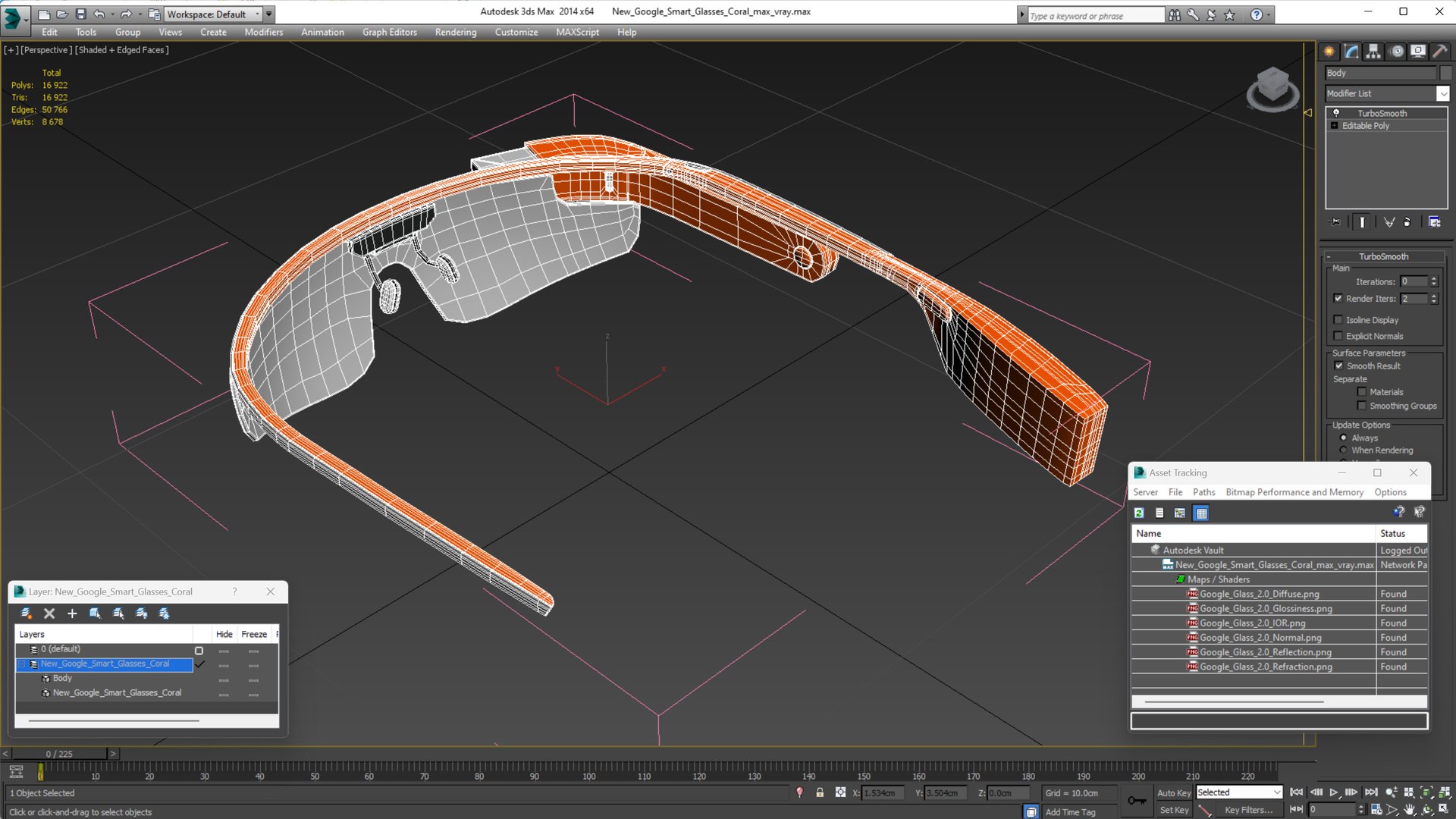 3D New Google Smart Glasses Coral - TurboSquid 2031216