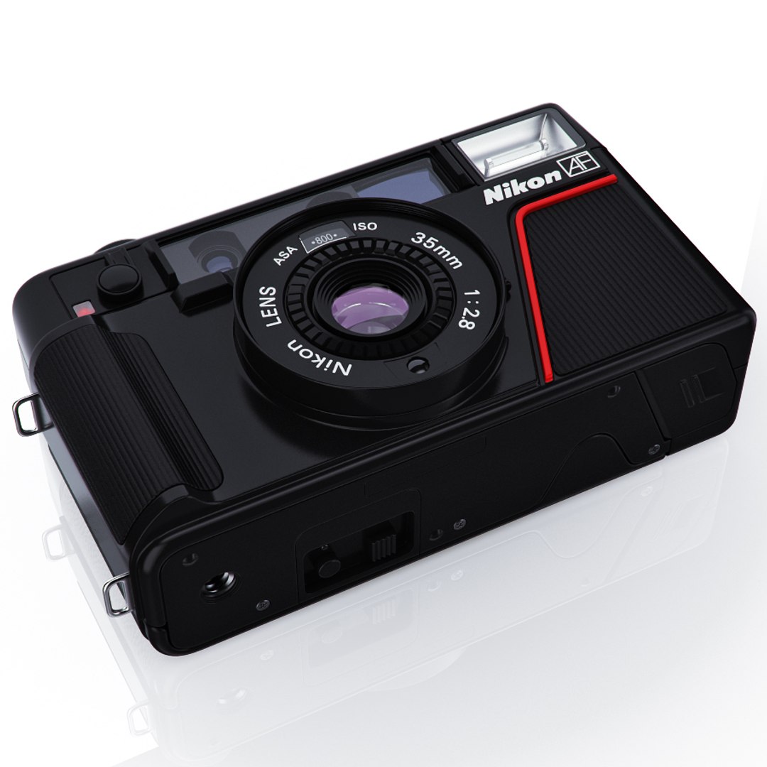Camera Nikon L35 Af 3d Model