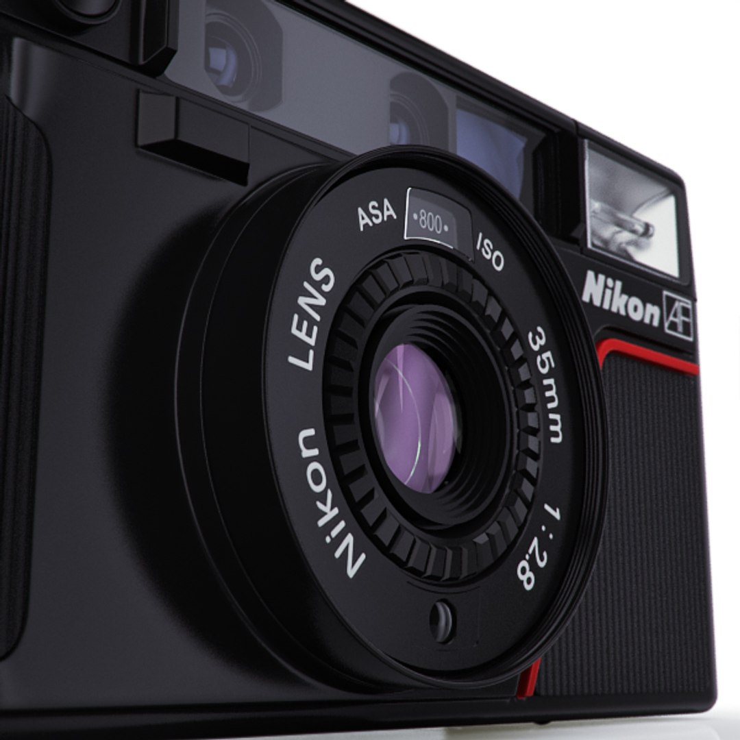 Camera Nikon L35 Af 3d Model