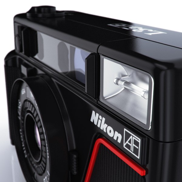 camera nikon l35 af 3d model